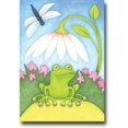 Little Green Frog Toland Art Banner - Walmart.com