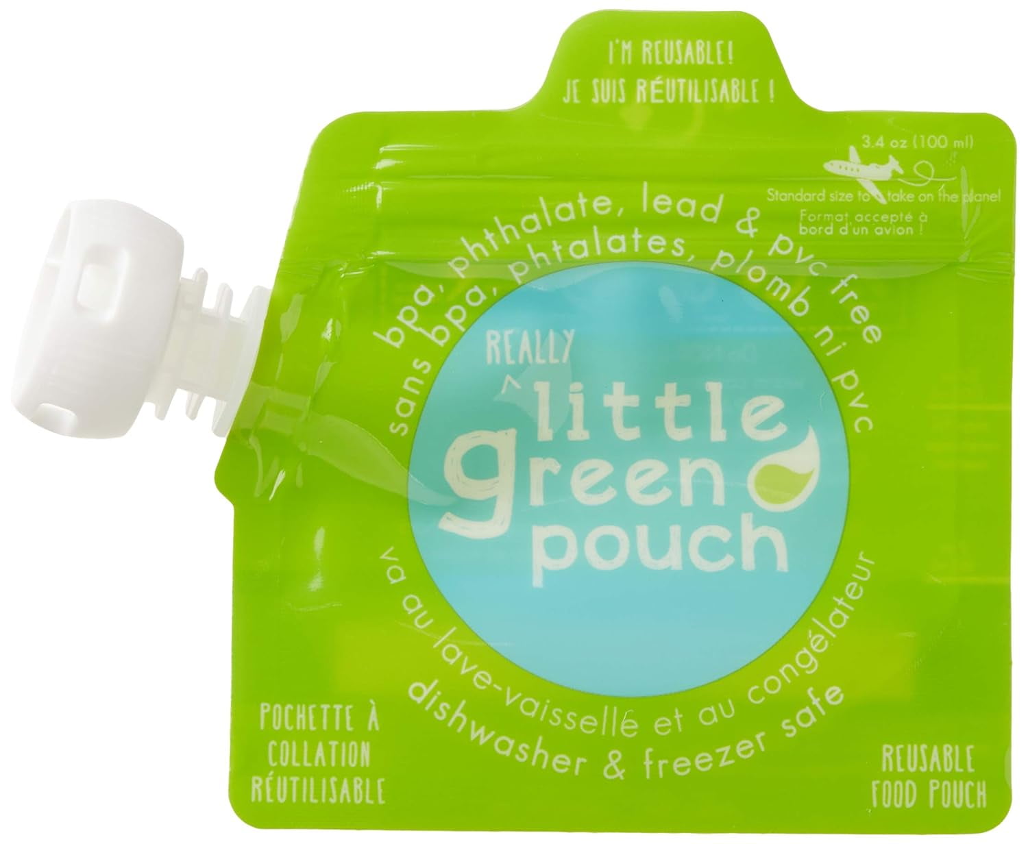 Little Green Pouch Reusable Food Pouch - 3.4 oz - 6 ct - Walmart.com