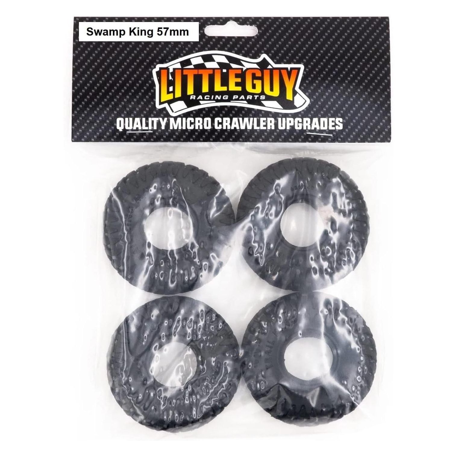 Little Guy Racing Swamp King M/T (57mm) 1.0 Inch Tires Compatible with ...