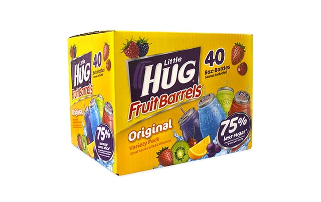 Little HUG Fruit Barrels Original Fruit Drinks Variety Pack 40-8 fl. oz ...