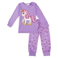 Little Hand Kids Pajamas - Purple Unicorn 100% Cotton Long Sleeve ...