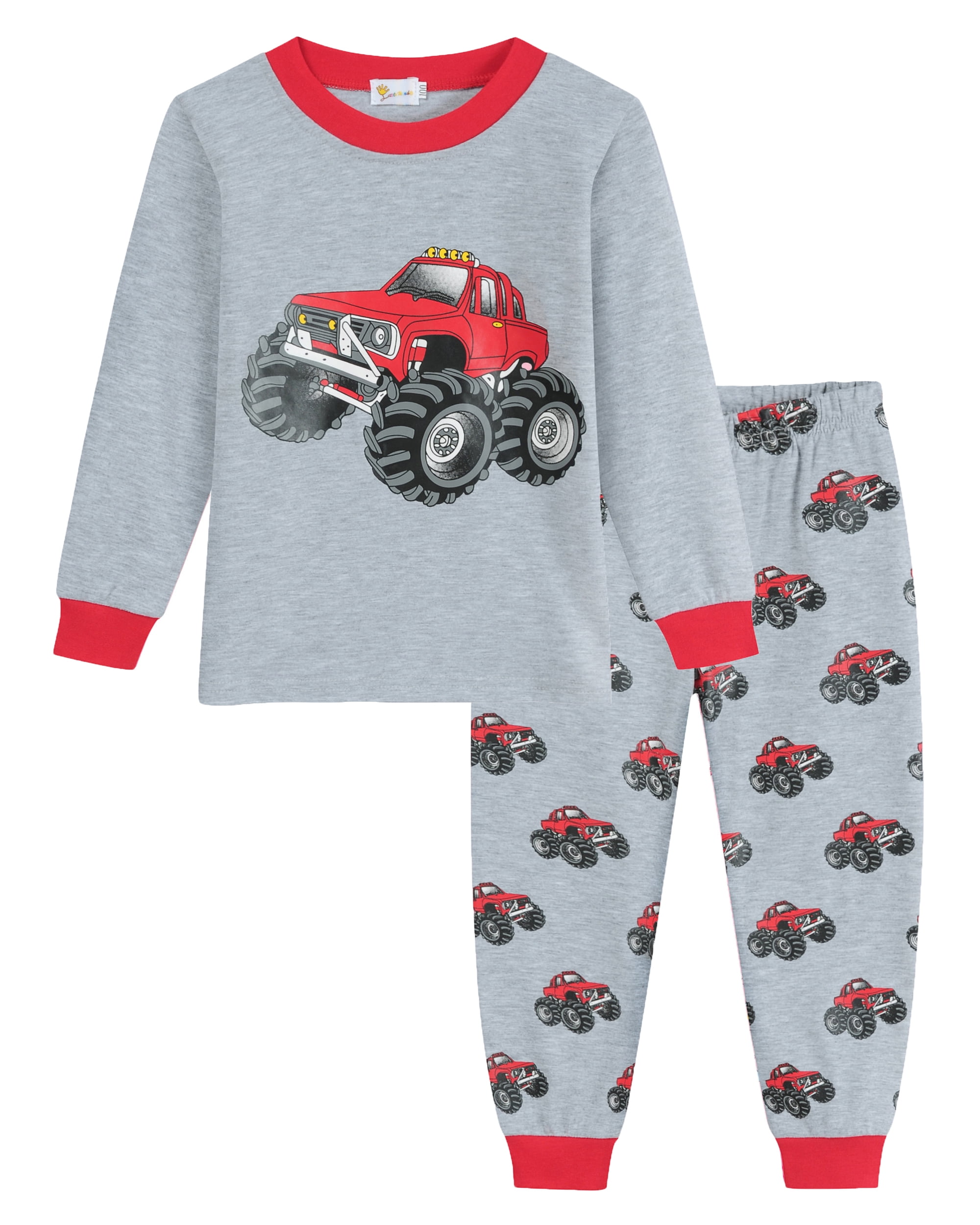 Little Hand Toddler Boy Pajamas Cotton Pjs Sleepwear Clothes Set 4T ...