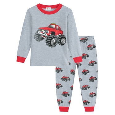 Little Hand Toddler Boys Tractor Pajamas Long Sleepwear Kids Pjs Size ...