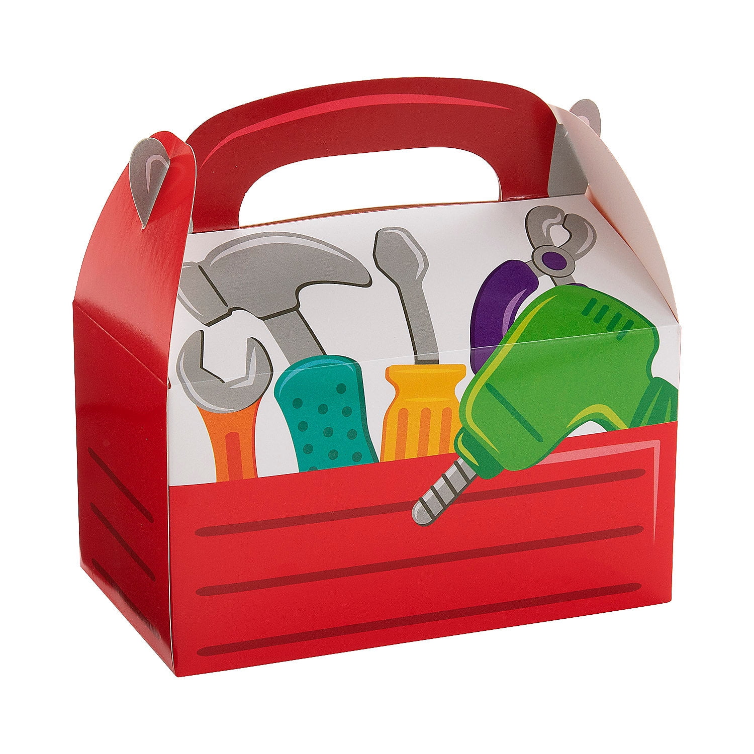 Little Handyman Red Tool Box Treat Box, Party Supplies, Birthday, 12 ...
