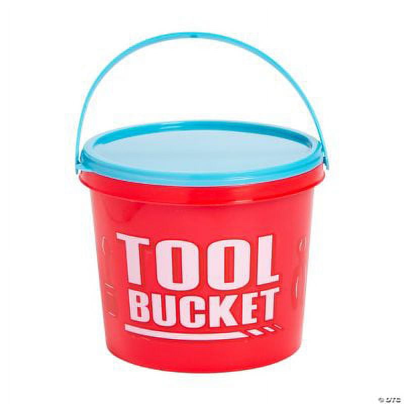 Little Handyman Tool Pails with Lids, Birthday, Party Supplies, 12 ...