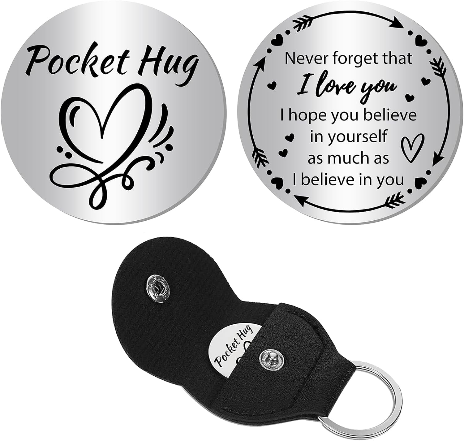Little Heart Pocket Hug Token Long Distance Relationship Keepsake ...