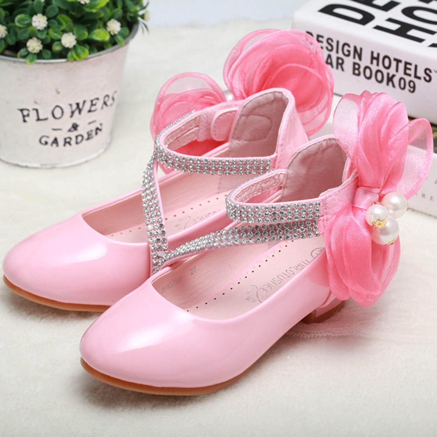 Little High-heeled Big Kids Princess Shoes - Walmart.com