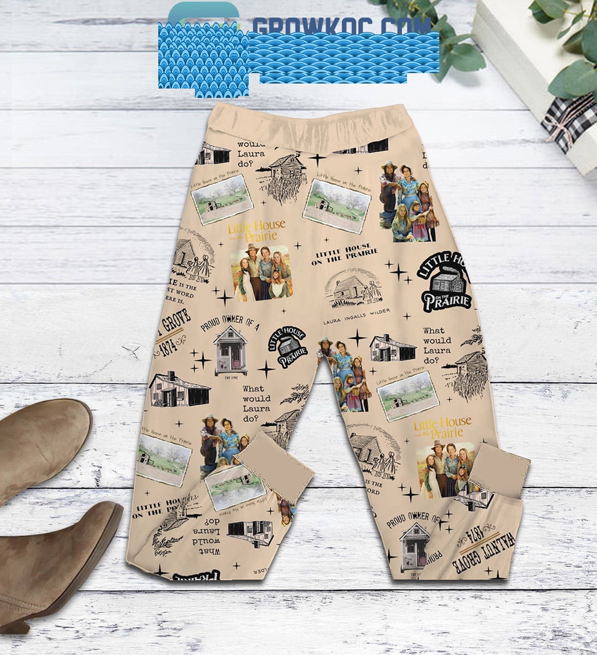 Little House On The Prairie Home Is The Nicest World Pajamas Set Short ...