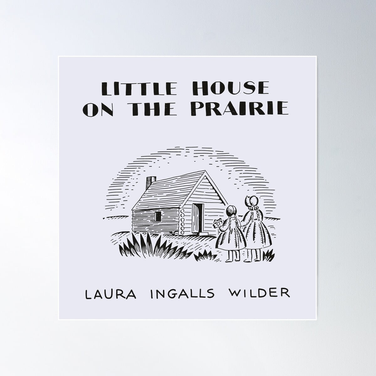 Little House On The Prairie Poster Wall Art, Modern Wall Decor For ...