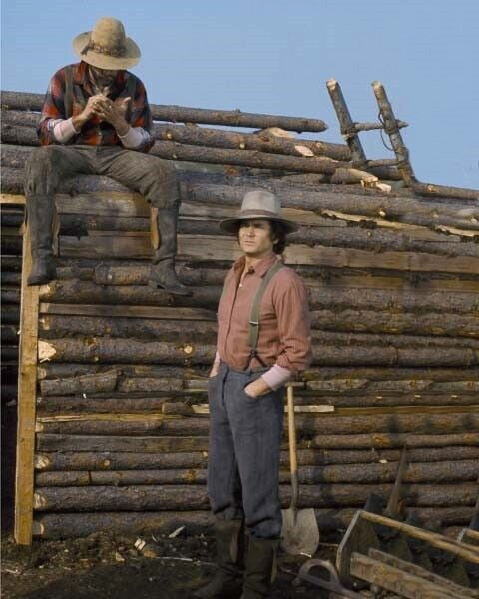 Little House on the Prairie Michael Landon Victor French build house ...