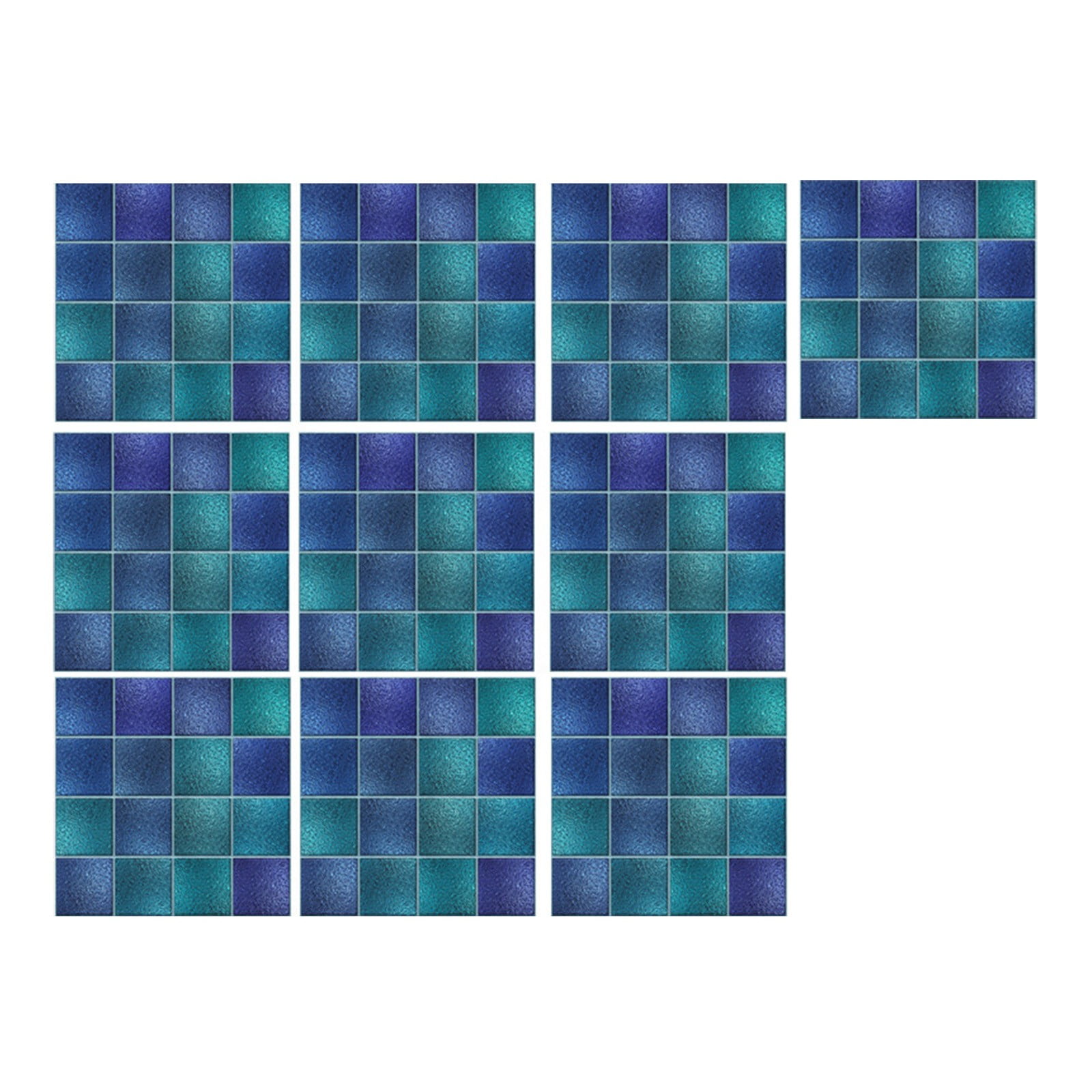 Little Inventory 10pc Peel And Stick Ceramic Tile Paste 3D Lattice ...