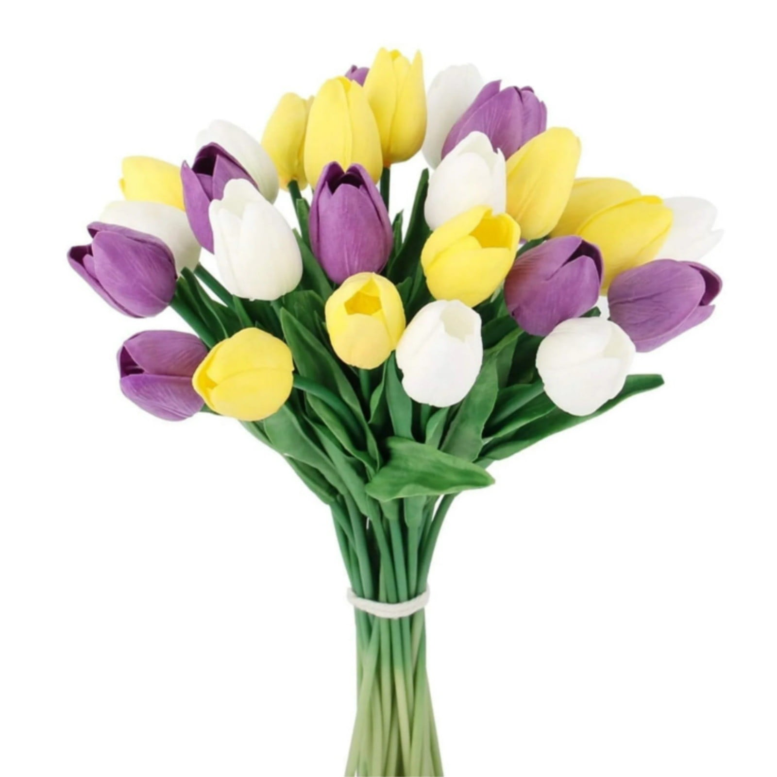 Little Inventory 15 Pcs Multicolor Artificial Flowers Stems PU For ...