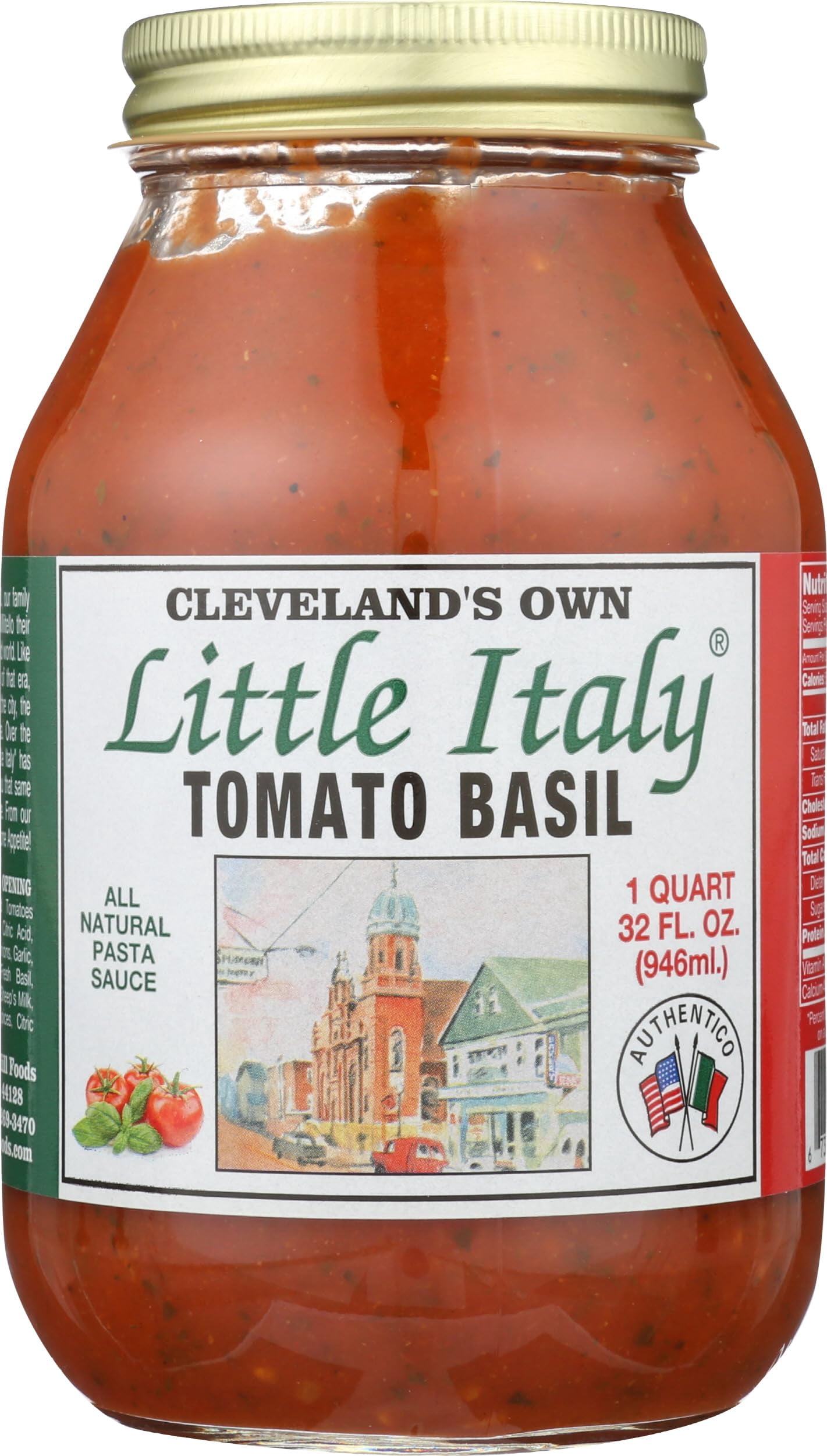 Little Italy Pasta Sauce Tomato Basil 32 oz (Pack Of 12) - Walmart.com