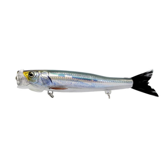 Little Jack Bilhouette Brush Tail Popper Lure 160mm / 58g - Walmart.com