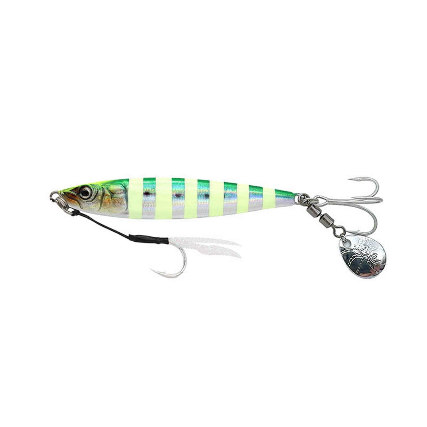 Little Jack Metal Adict 02 Reborn Fishing Jig with BKK Hooks 72mm / 30g ...