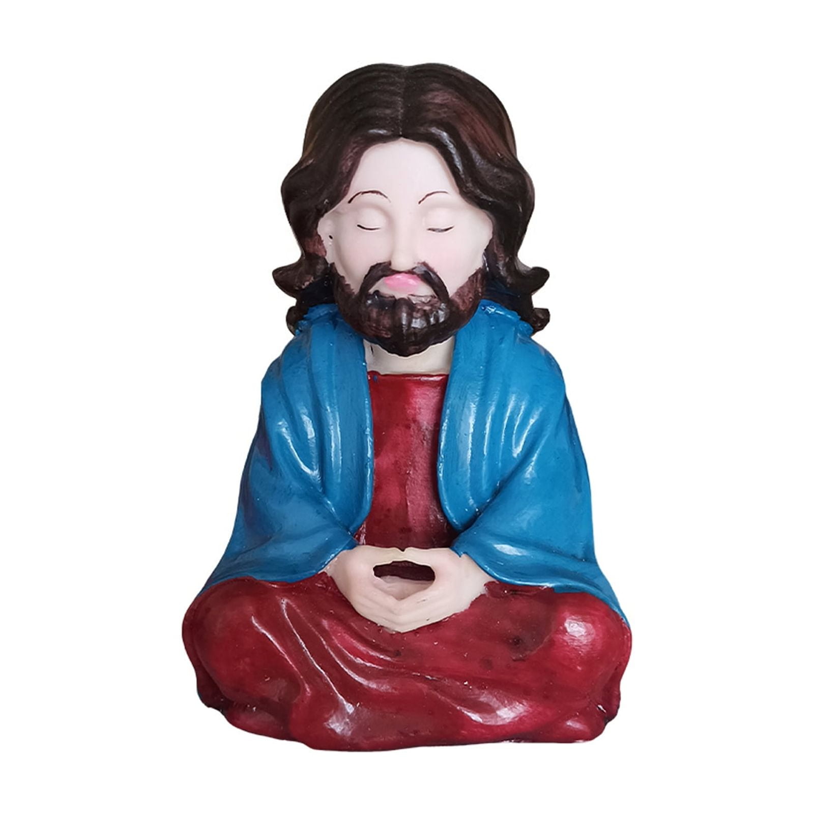 Little Jesus Figures Meditating Old Man Ornaments Meditating Old Man ...