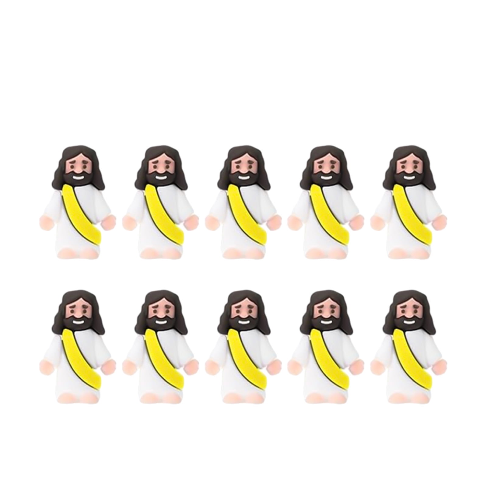 Little Jesus Figures, Mini Rubber Jesus Figures Bulk Tiny Small Jesus ...