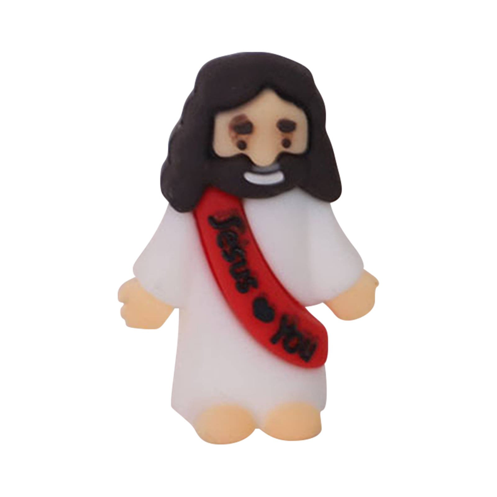 Little Jesus Figures Original Design Jesus Love You Mini Rubber Jesus ...