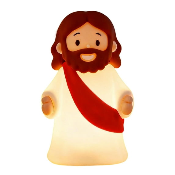 Little Jesus Night Light Mini Jesus Silicone Lamp Dimmable Nursery ...