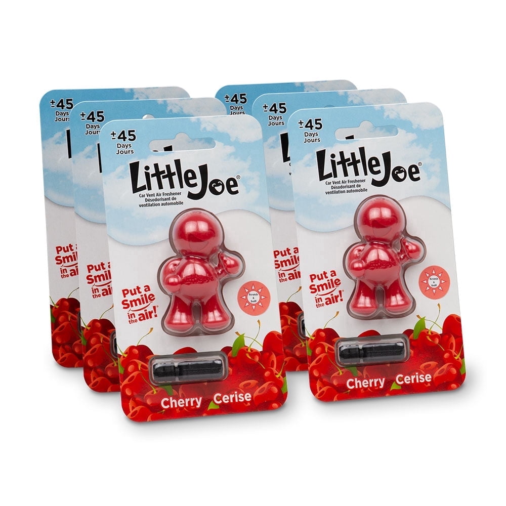 Little Joe 96407-6PK Cherry Scent Car Air Freshener Clips to A/C Air ...