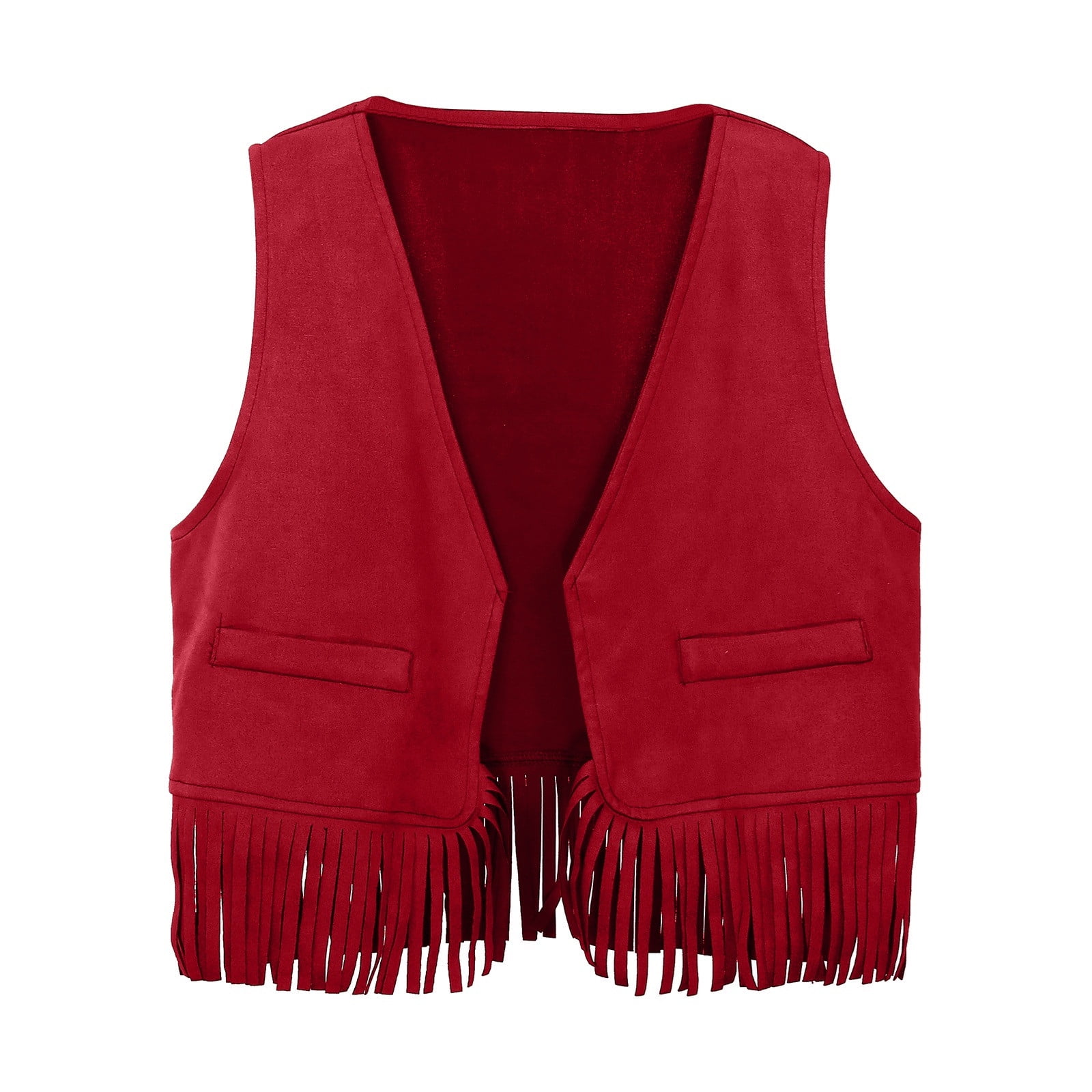 Little Kid Baby Boys Girls Western Cowboy Cow Girl Vest Tassel Fringe ...