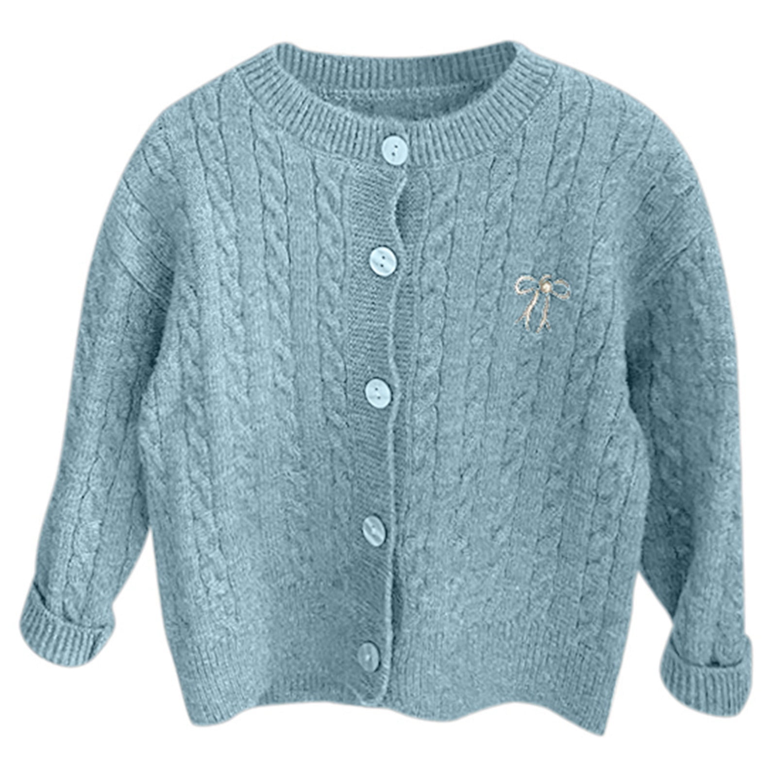 Little Kid Girls' Autumn Clothes Mori Knit Cardigan Spring And Autumn ...
