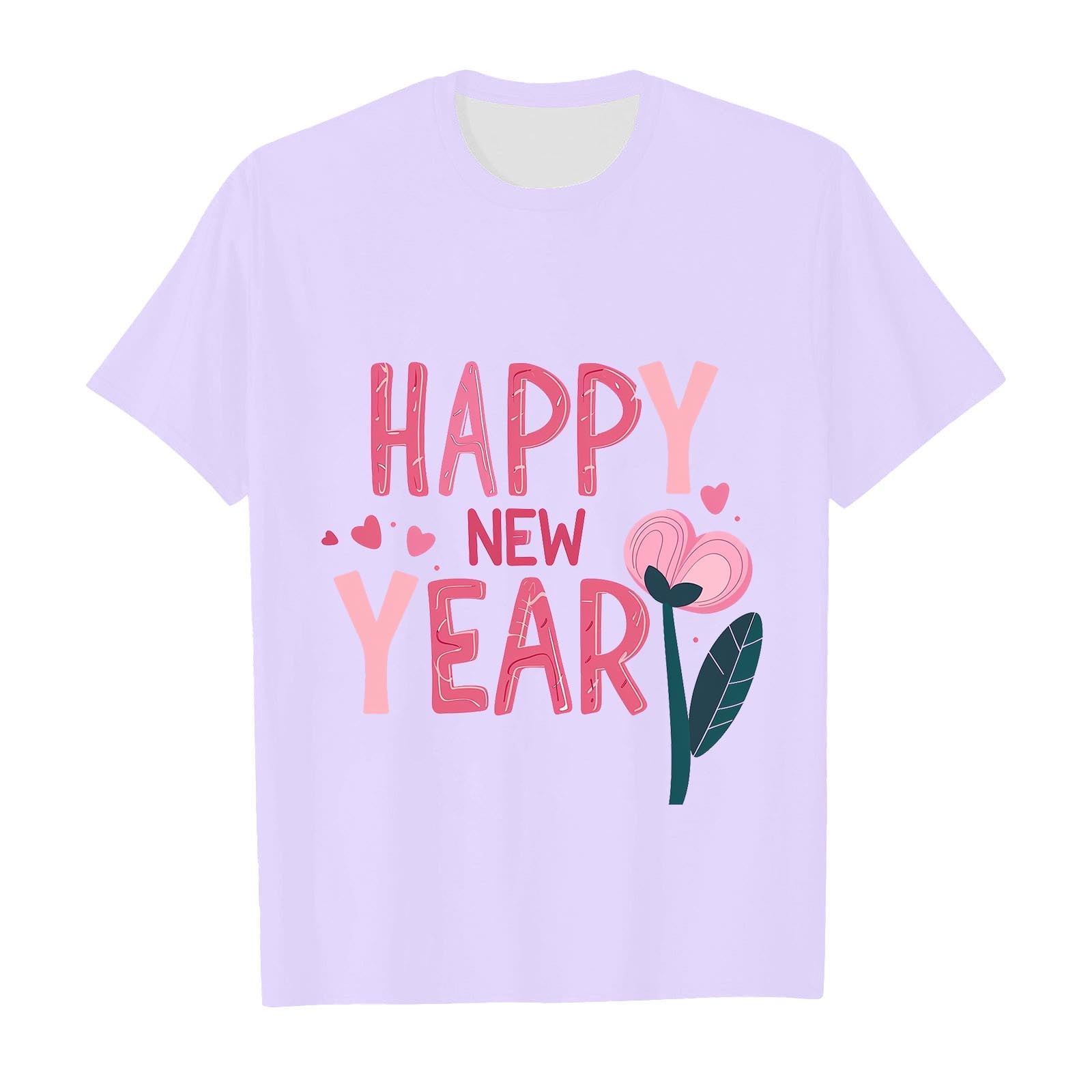 Little Kid Kids New Year 2025 Printed Short Sleeve T Shirt Tops Casual ...
