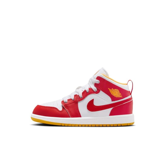 Little Kid's Jordan 1 Mid BP Speed Red/White-Gold (IM6563 624) - 11.5 ...