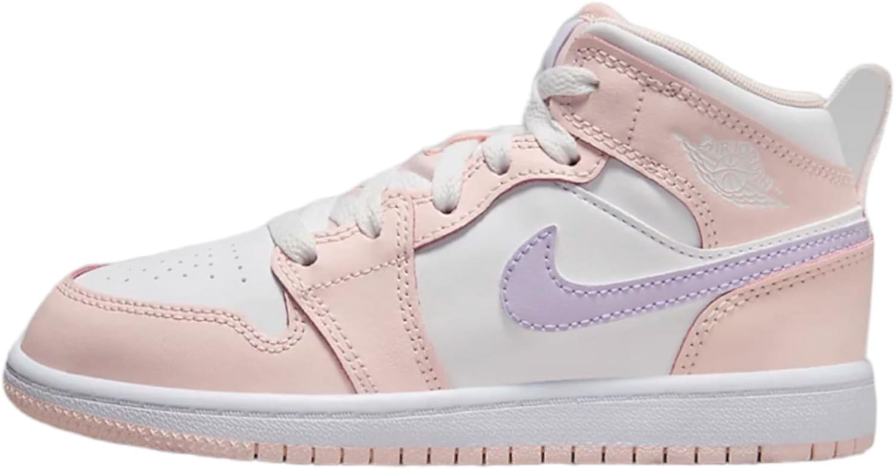 Little Kid's Jordan 1 Mid Pink Wash/Violet Frost-White (FD8781 601 ...