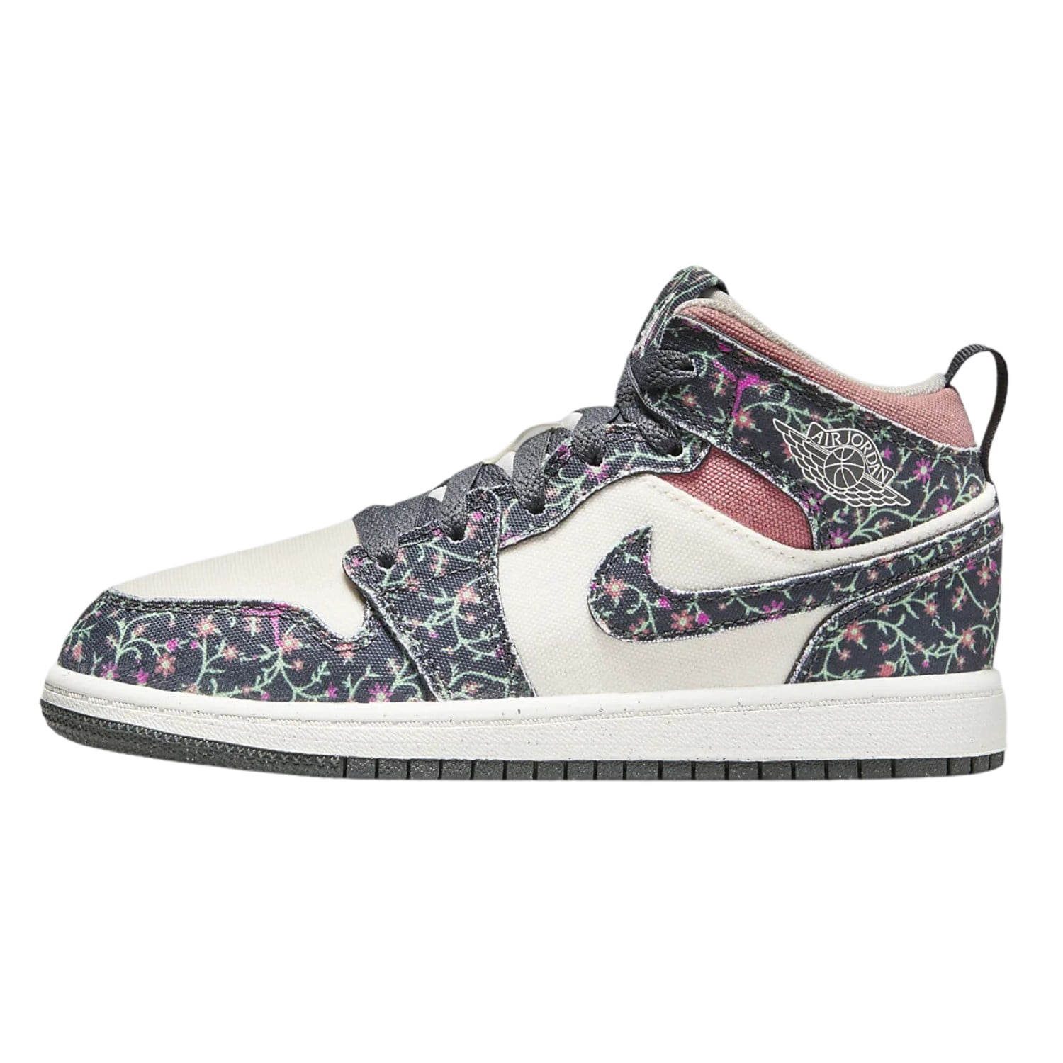 Little Kid's Jordan 1 Mid SE Anthracite/Anthracite-Sail (FJ3452 001 ...