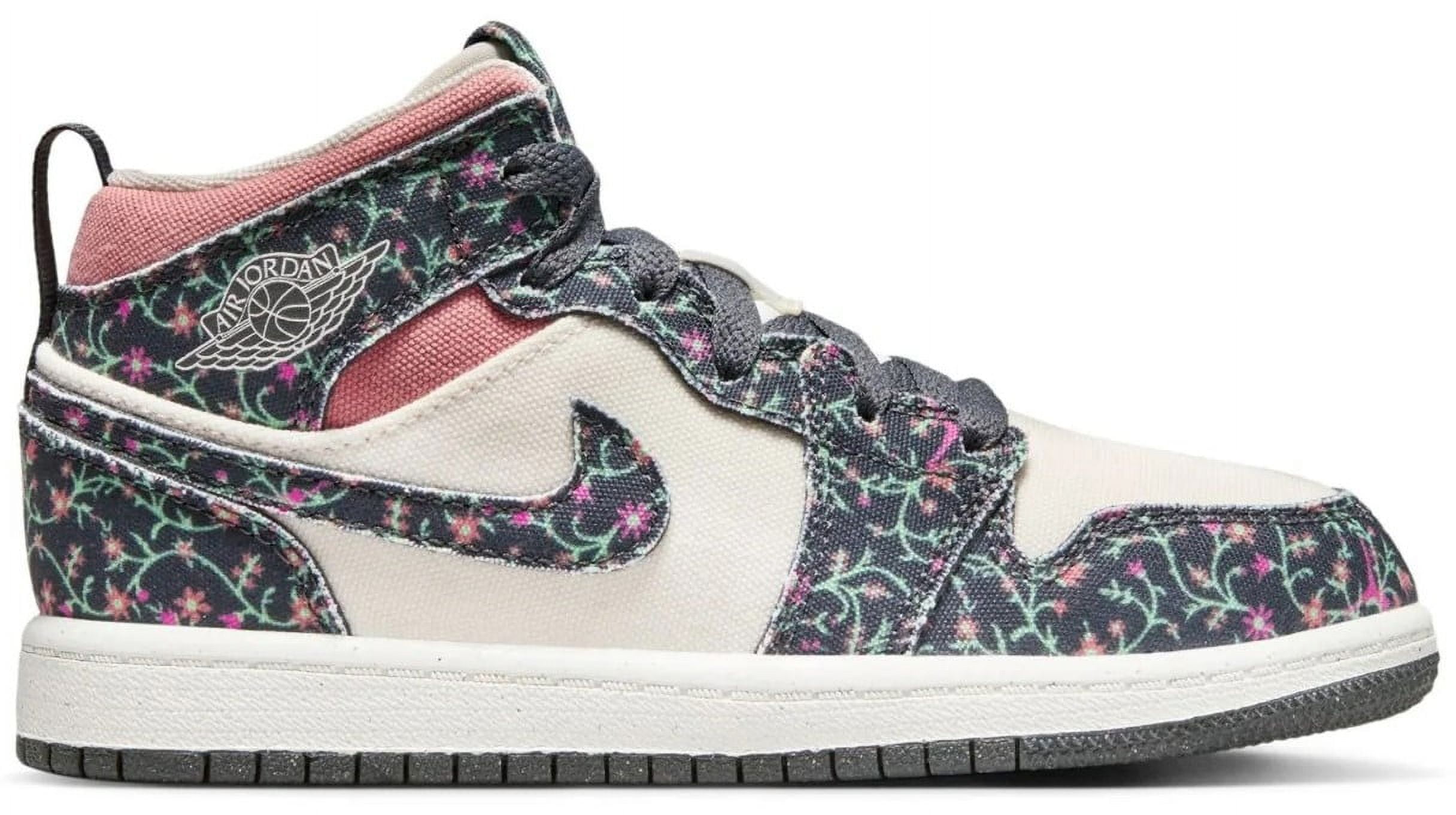 Little Kid's Jordan 1 Mid SE Anthracite/Anthracite-Sail (FJ3452 001 ...