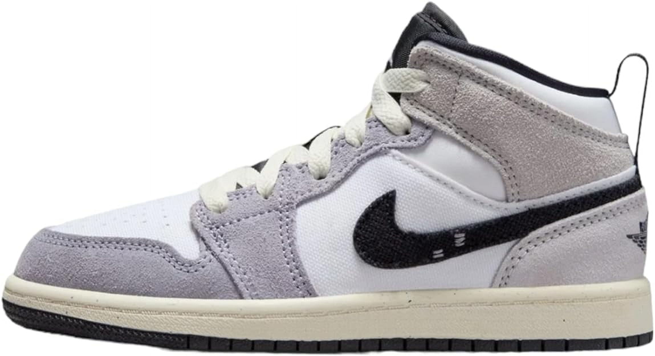 Little Kid's Jordan 1 Mid SE Craft Cement Grey/Black-White (FD9090 002 ...