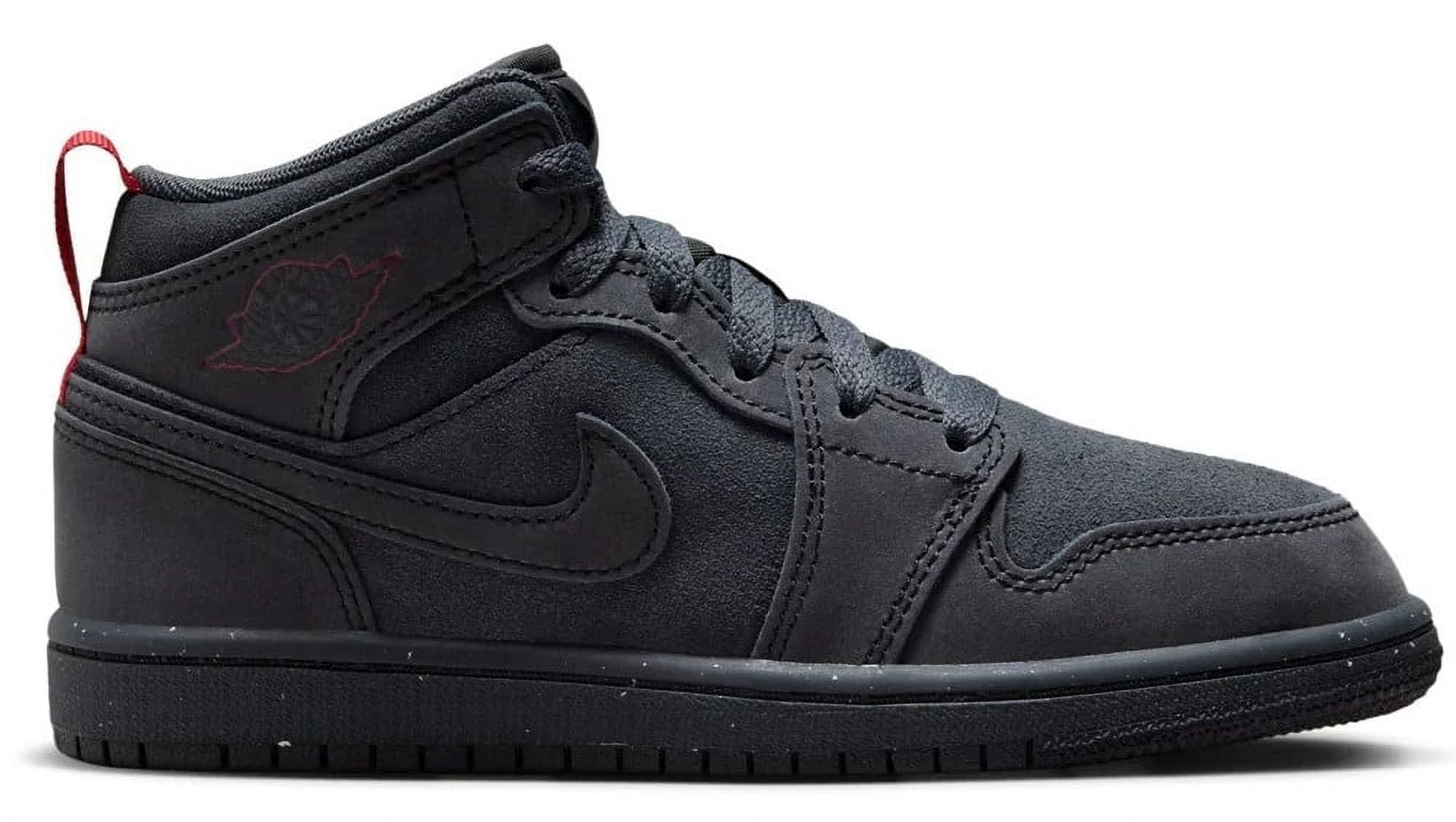 Little Kid's Jordan 1 Mid SE Craft DK Smoke Grey/Black (FQ7754 001 ...