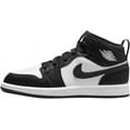 Little Kid's Jordan 1 Mid SE "Panda Elephant" Off Noir/Blk-Wht-Blk ...
