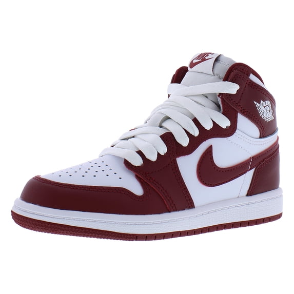 Nike Jordan 1 Retro High OG PS Boys Shoes Size 11, Color: White/Team ...