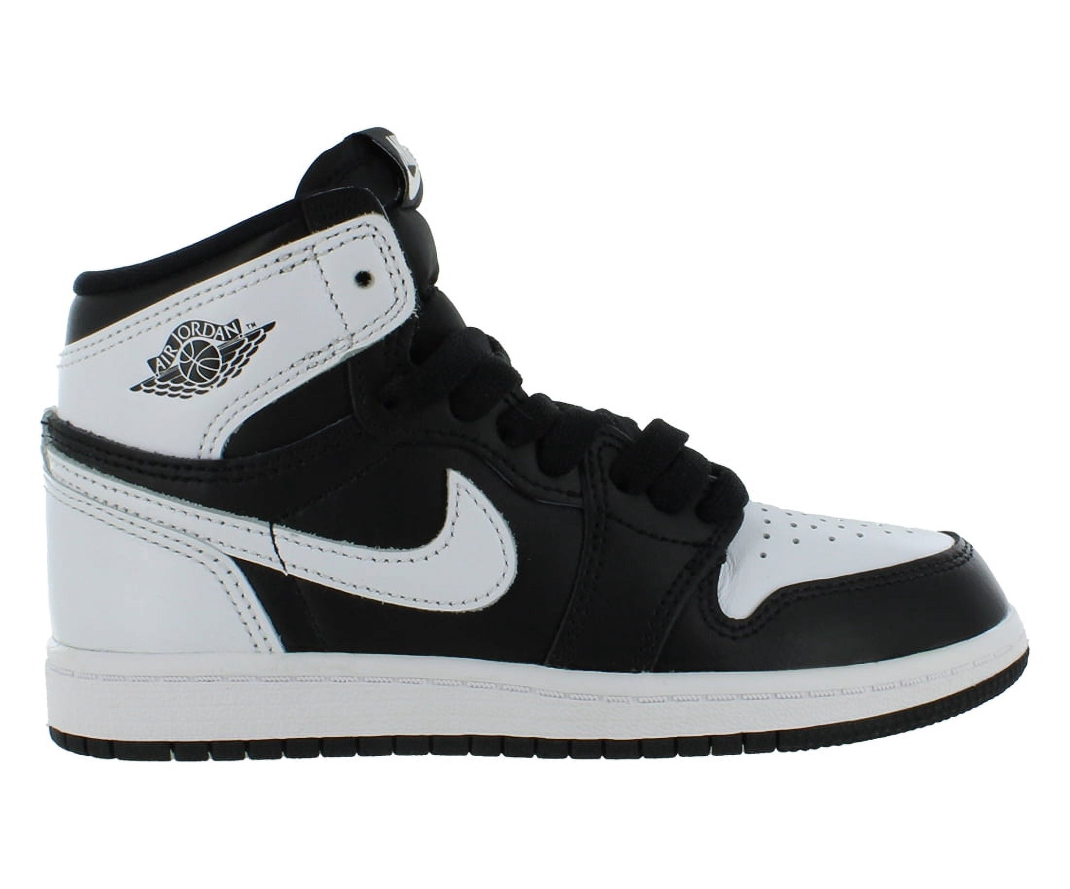 Little Kid's Jordan 1 Retro High OG Black/White-White (FD1412 010) - 1. ...