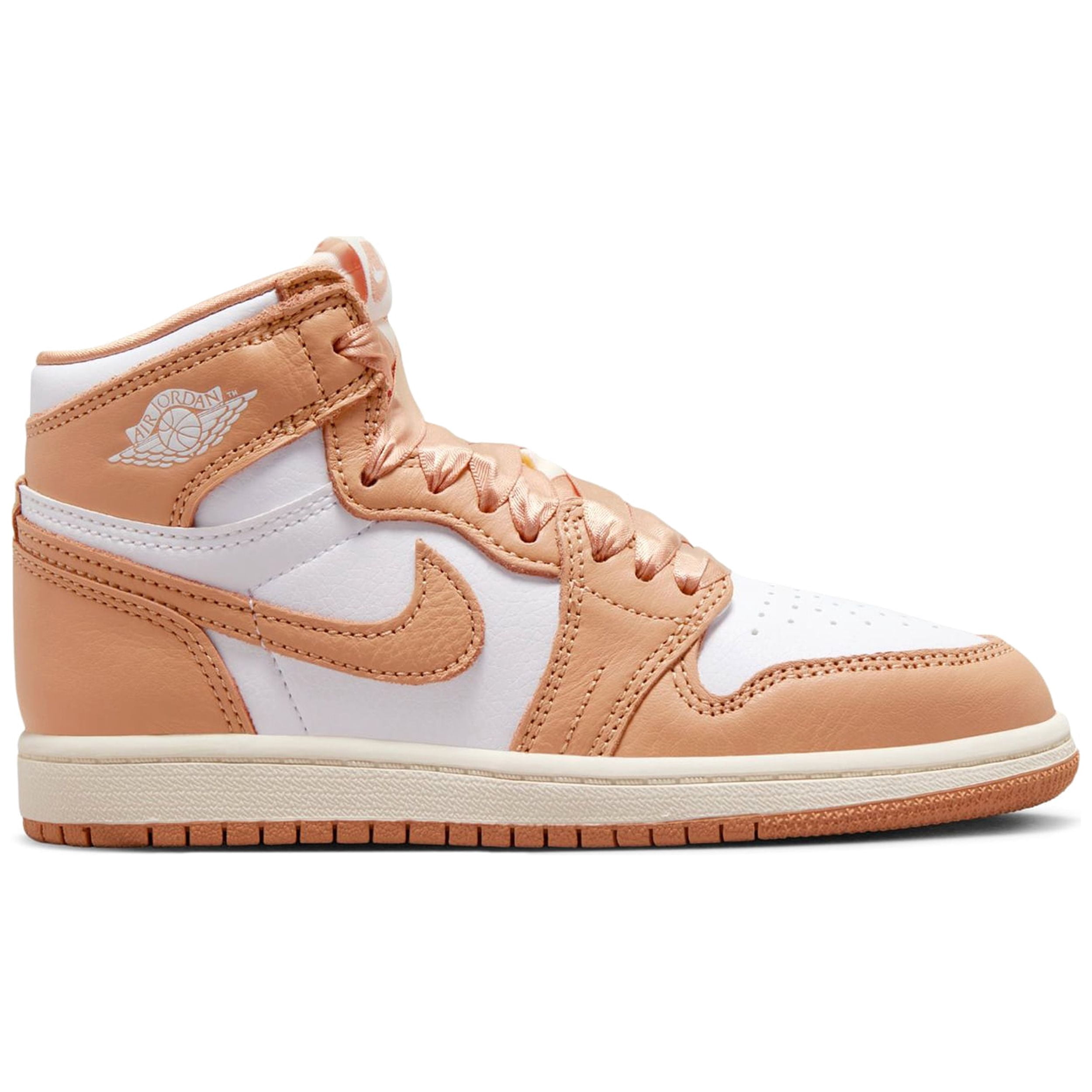 Little Kid's Jordan 1 Retro High OG Praline/White-Sail (FN6621 201 ...
