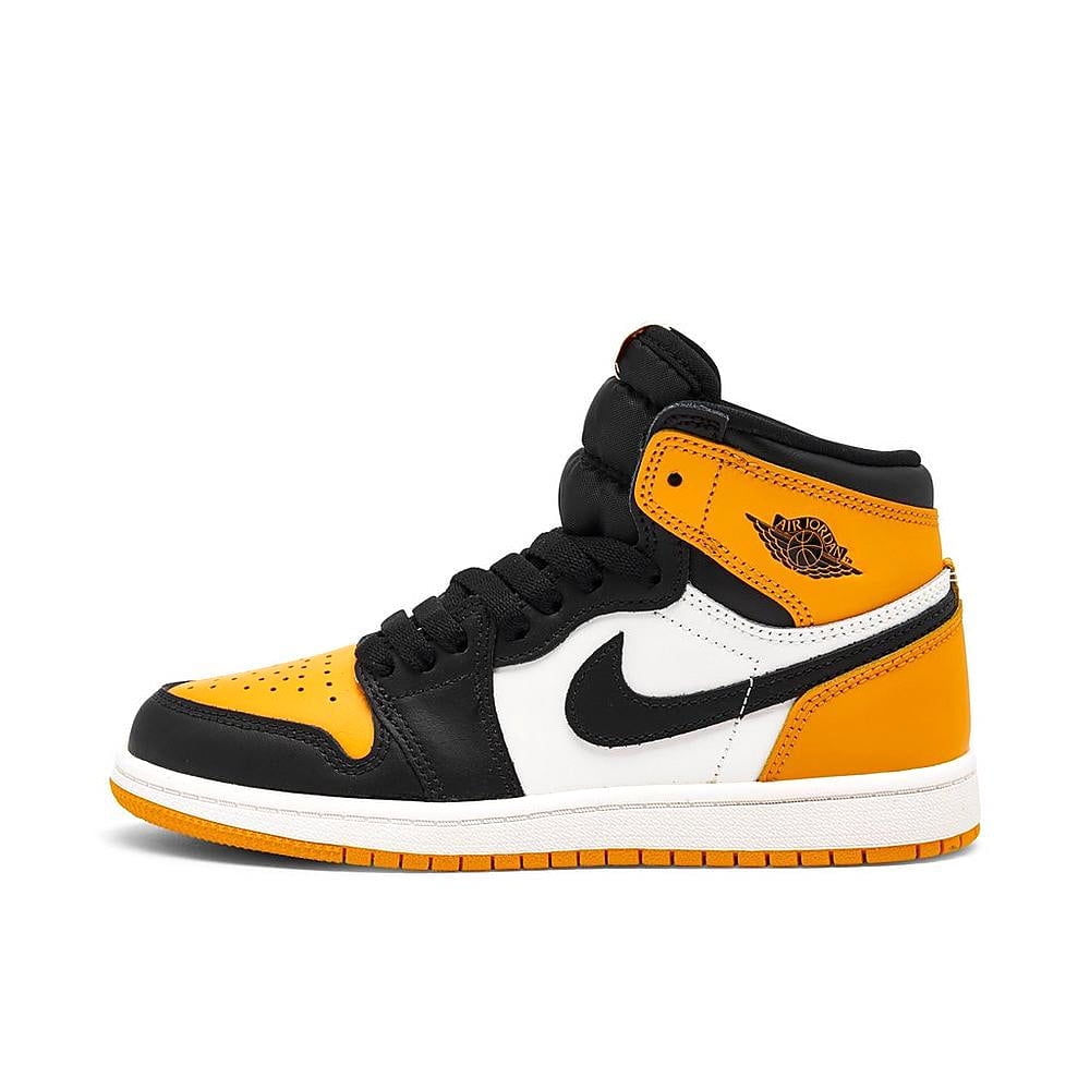 Jordan 1 Retro High OG Taxi/Black-Sail Sneakers for Little Kids (AQ2664 ...