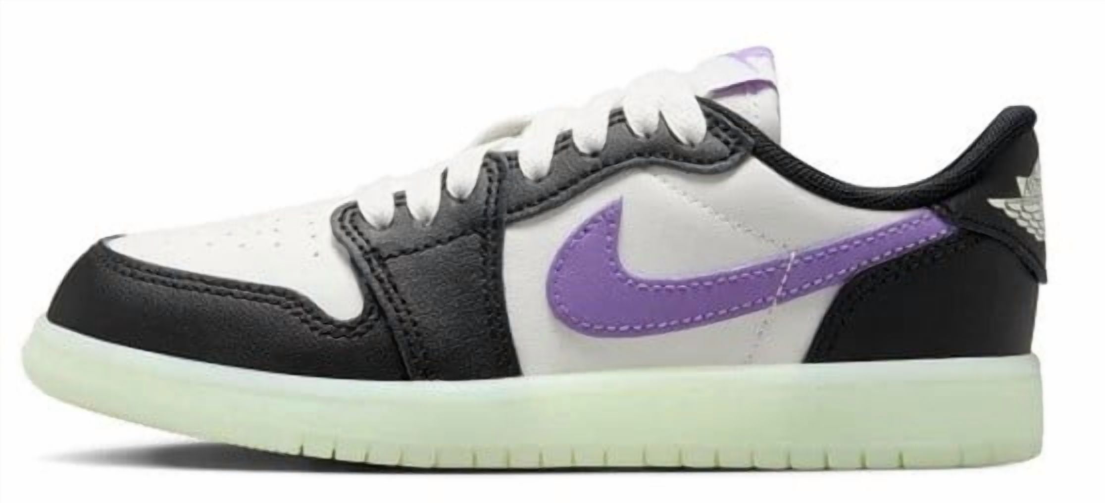 Little Kid's Jordan 1 Retro Low OG Black/Black Raspberry (HF0411 001 ...