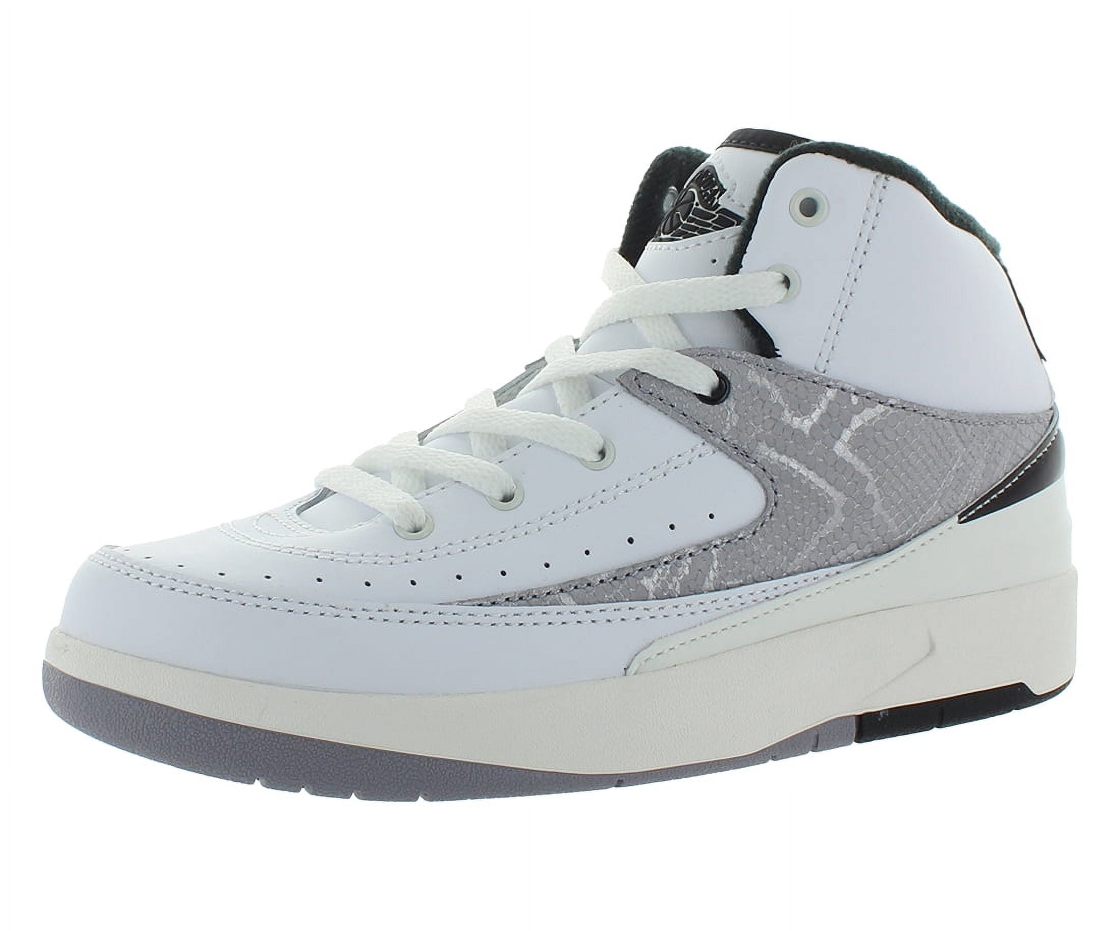 Little Kid's Jordan 2 Retro "Python" Wht/Fire Red-Blck-Sail (DQ8564 102) - 13 - Walmart.com