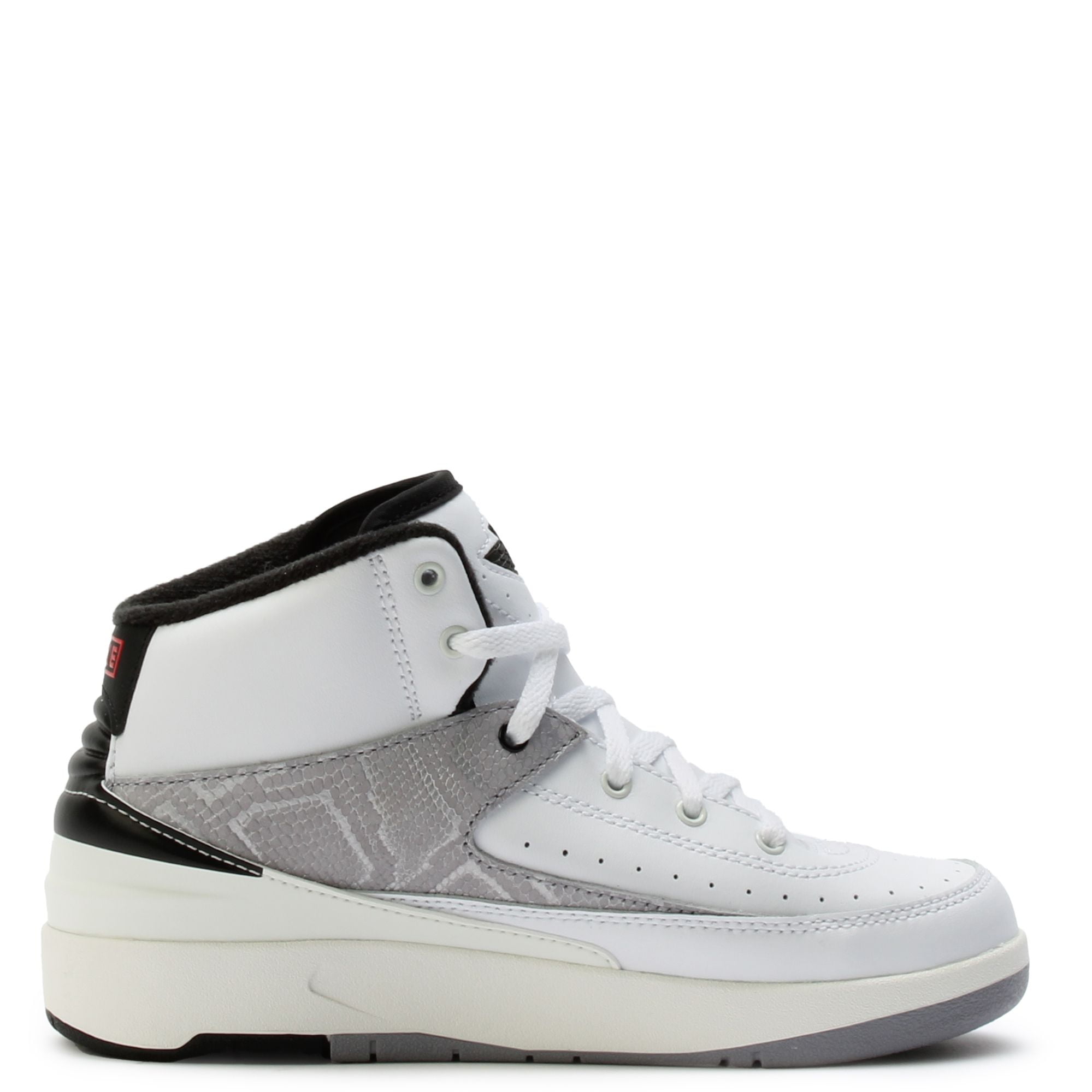 Little Kid's Jordan 2 Retro "Python" White/Fire Red-Black-Sail (DQ8564 ...