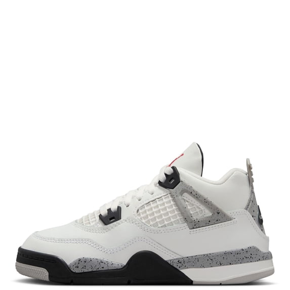 Little Kid's Jordan 4 Retro OG Summit White/Fire Red (IB4388 100) - 10. ...