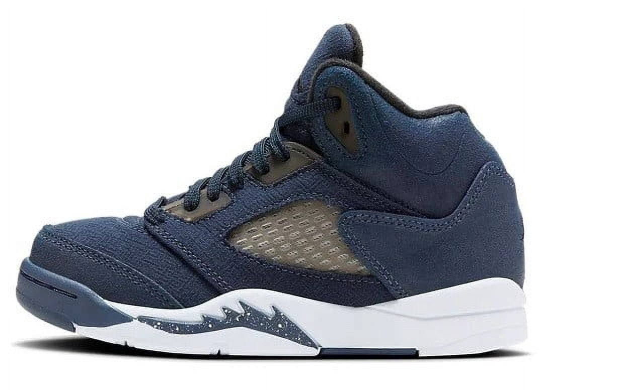 Little Kid's Jordan 5 Retro SE "Georgetown" Midnight Navy/Black (FN5453 ...