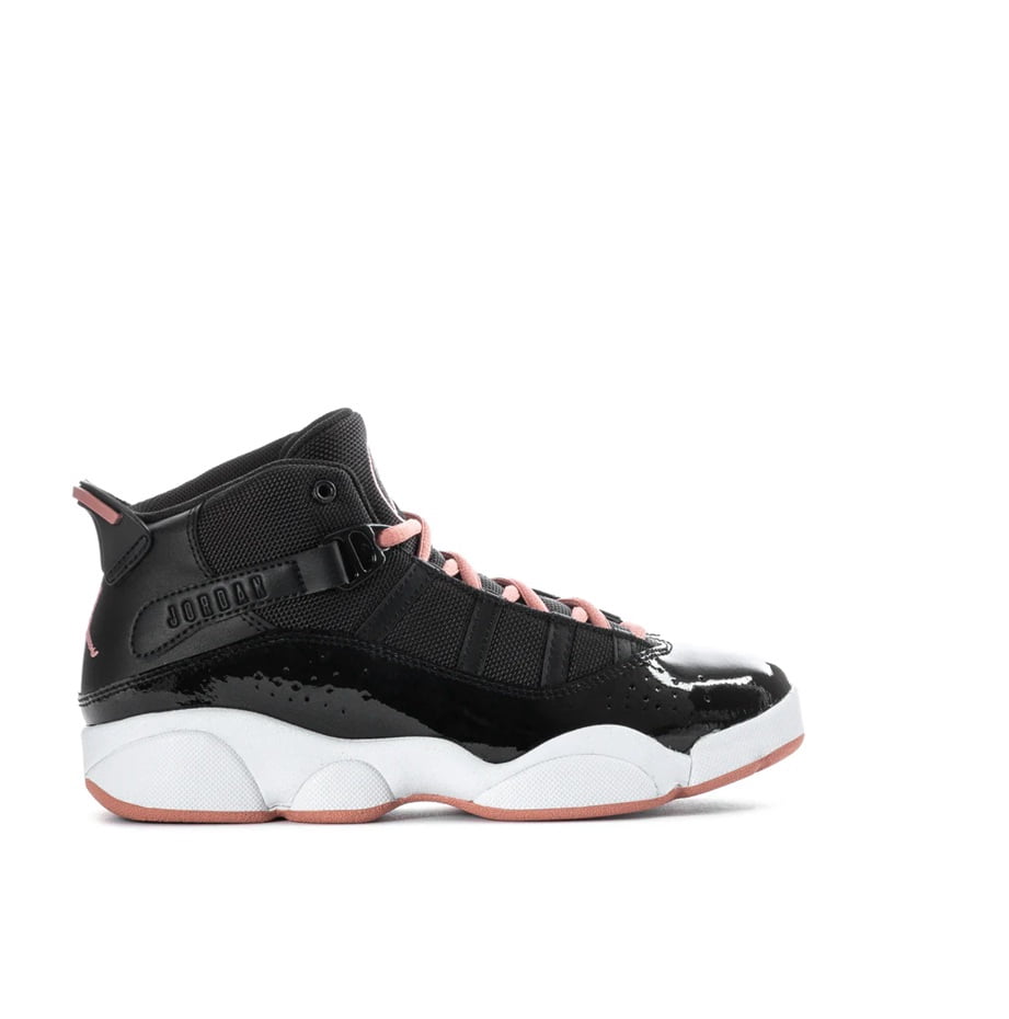 Little Kid's Jordan 6 Rings Black/Rust Pink-White (323432 068) - 2 ...