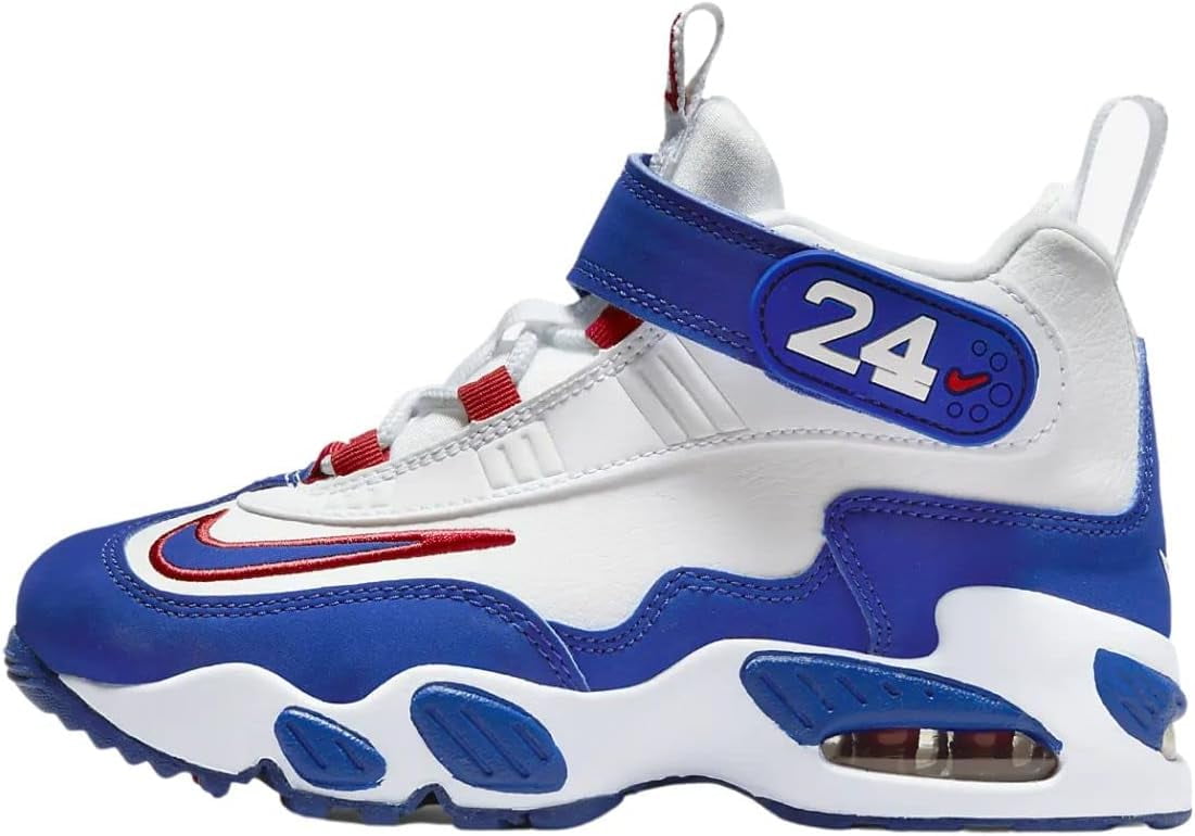 Little Kid's Nike Air Griffey Max 1 White/Old Royal-Gym Red (DX3725 100 ...