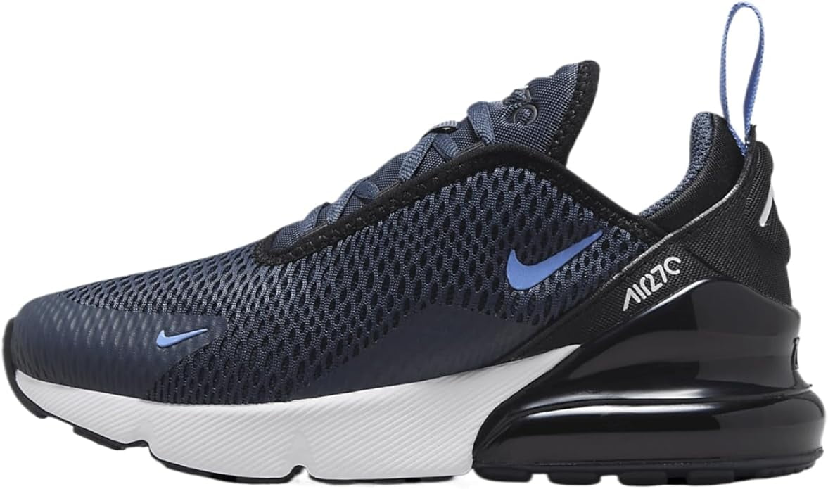 Little Kid's Nike Air Max 270 Thunder Blue/Royal Pulse-Black (AO2372 ...