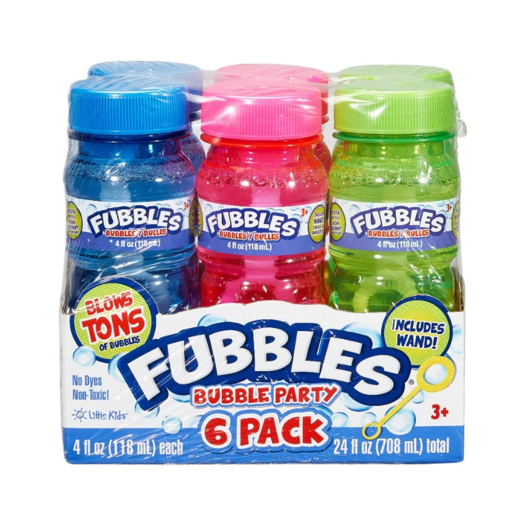 Little Kids - Fubbles Bubbles 6 Pack - Walmart Business Supplies