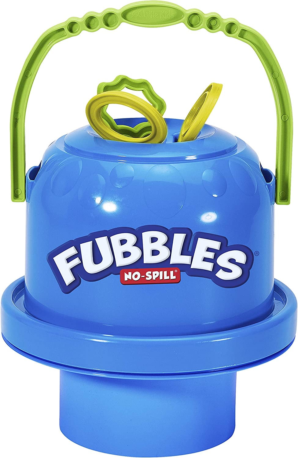 Little Kids Fubbles No Spill Big Bubble Bucket, Steel Blue - Walmart.com