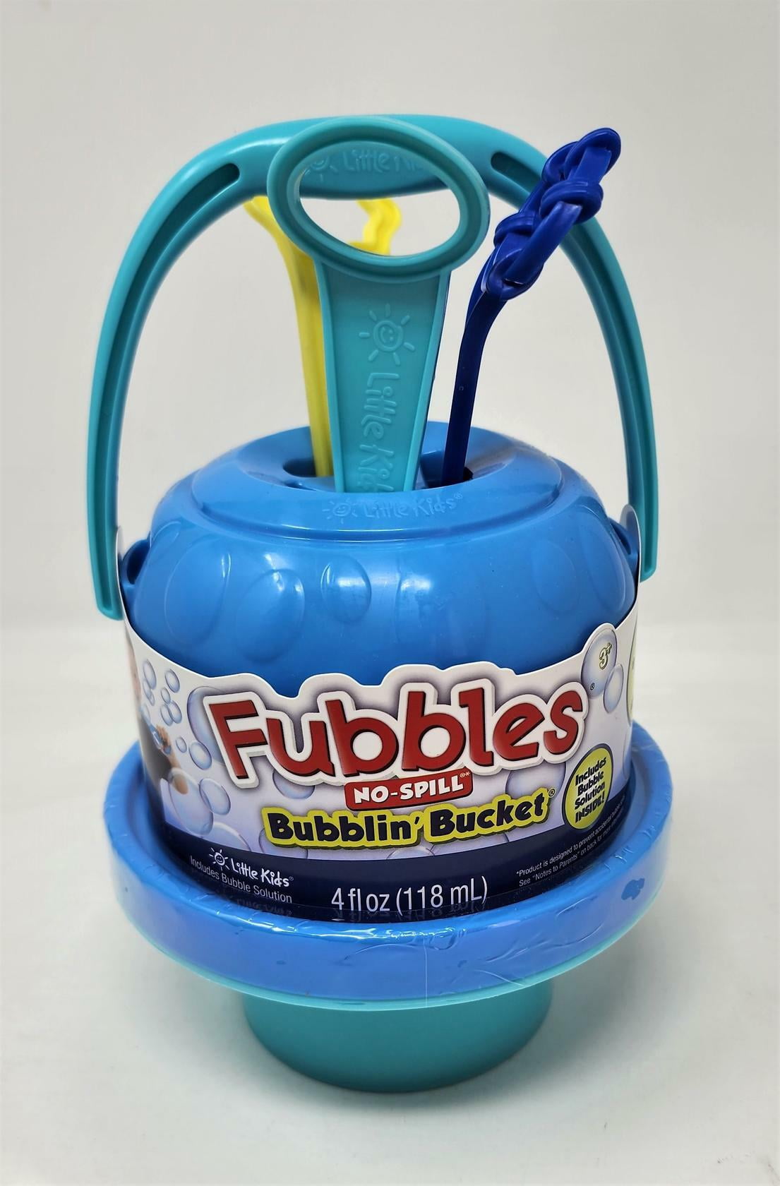 Little Kids Fubbles No Spill Big Bubblin' Bucket Outdoor Multicolored - Light Blue - Walmart.com