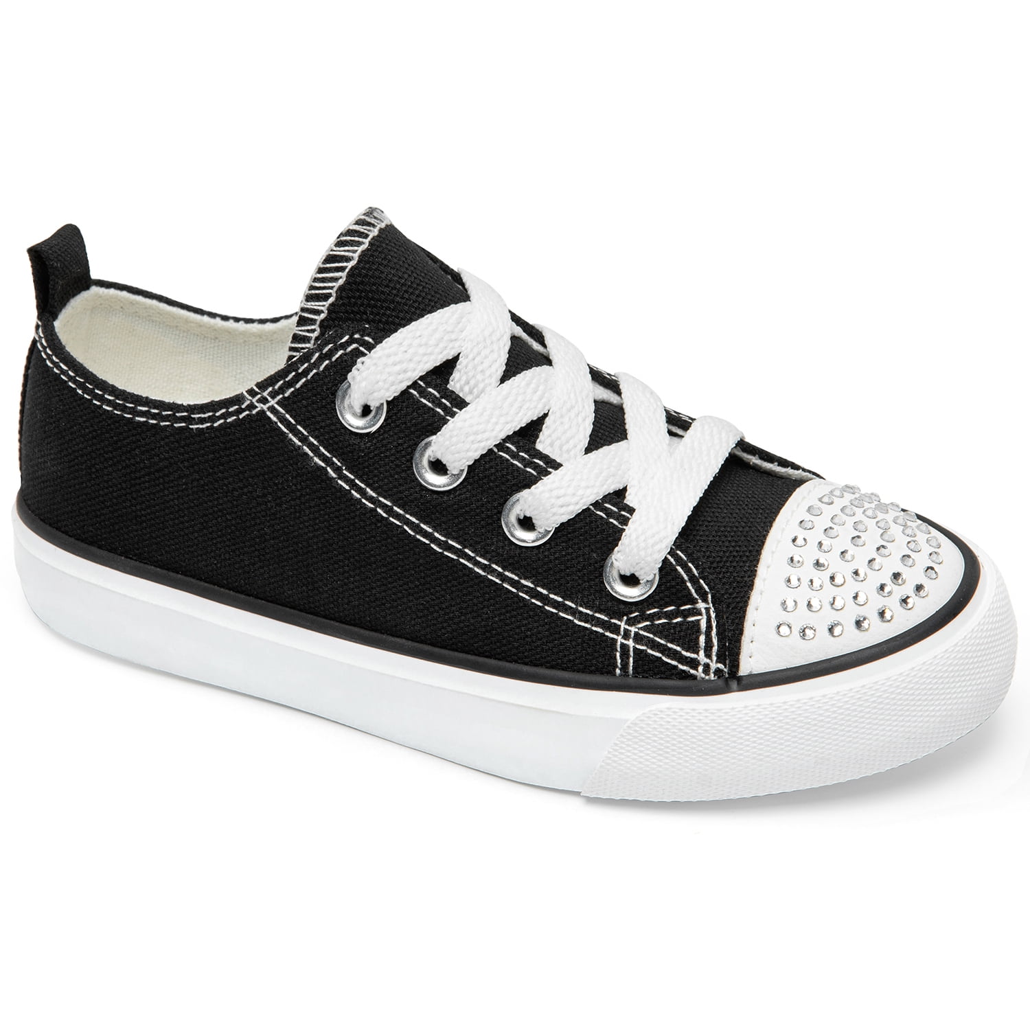 Little Kids Sneakers Boys Girls Walking Shoes Lace Up Low Top Glimmer ...